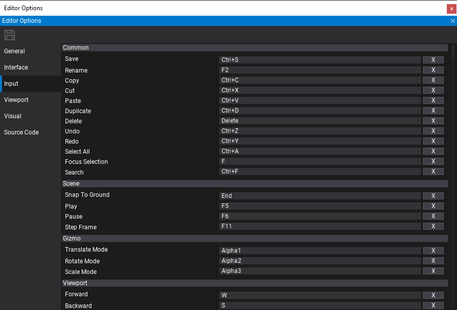 Editor Options Flax Documentation